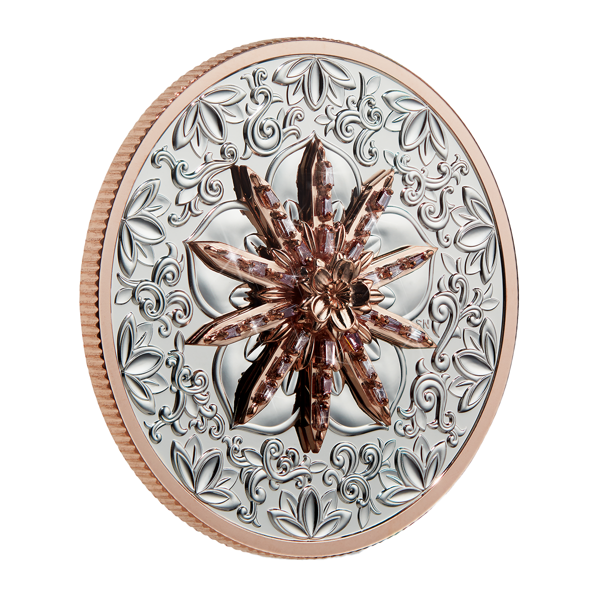 2 oz. Pure Platinum Pink Diamond Coin – Grandeur (2021) | The Royal ...