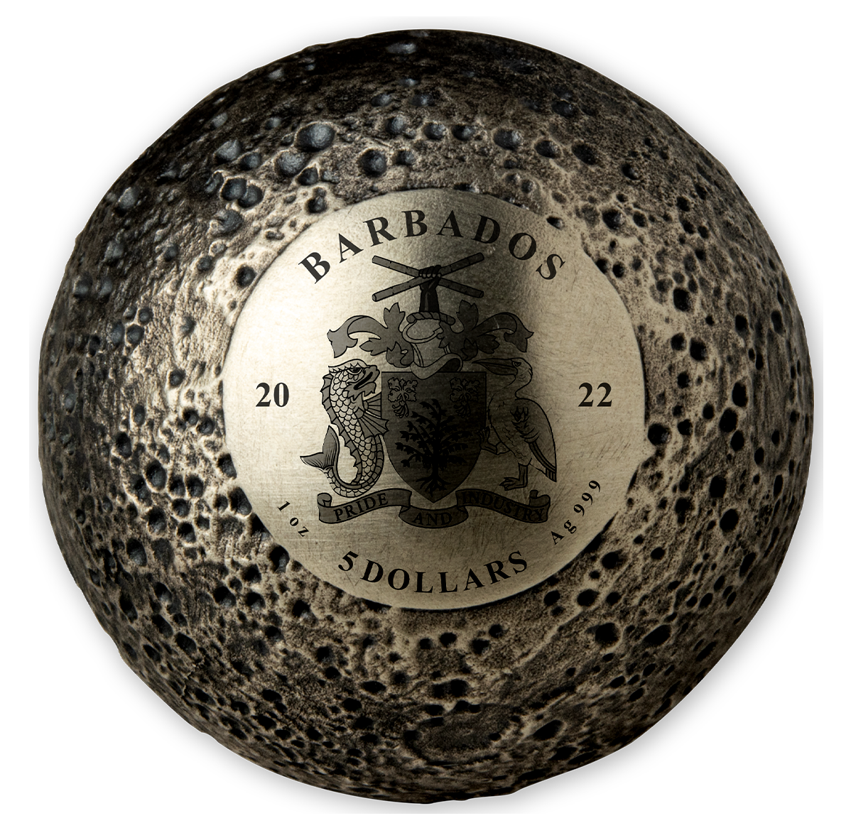 1 oz. Pure Silver Spherical Coin - Travel to Mercury (2022) | The Royal ...