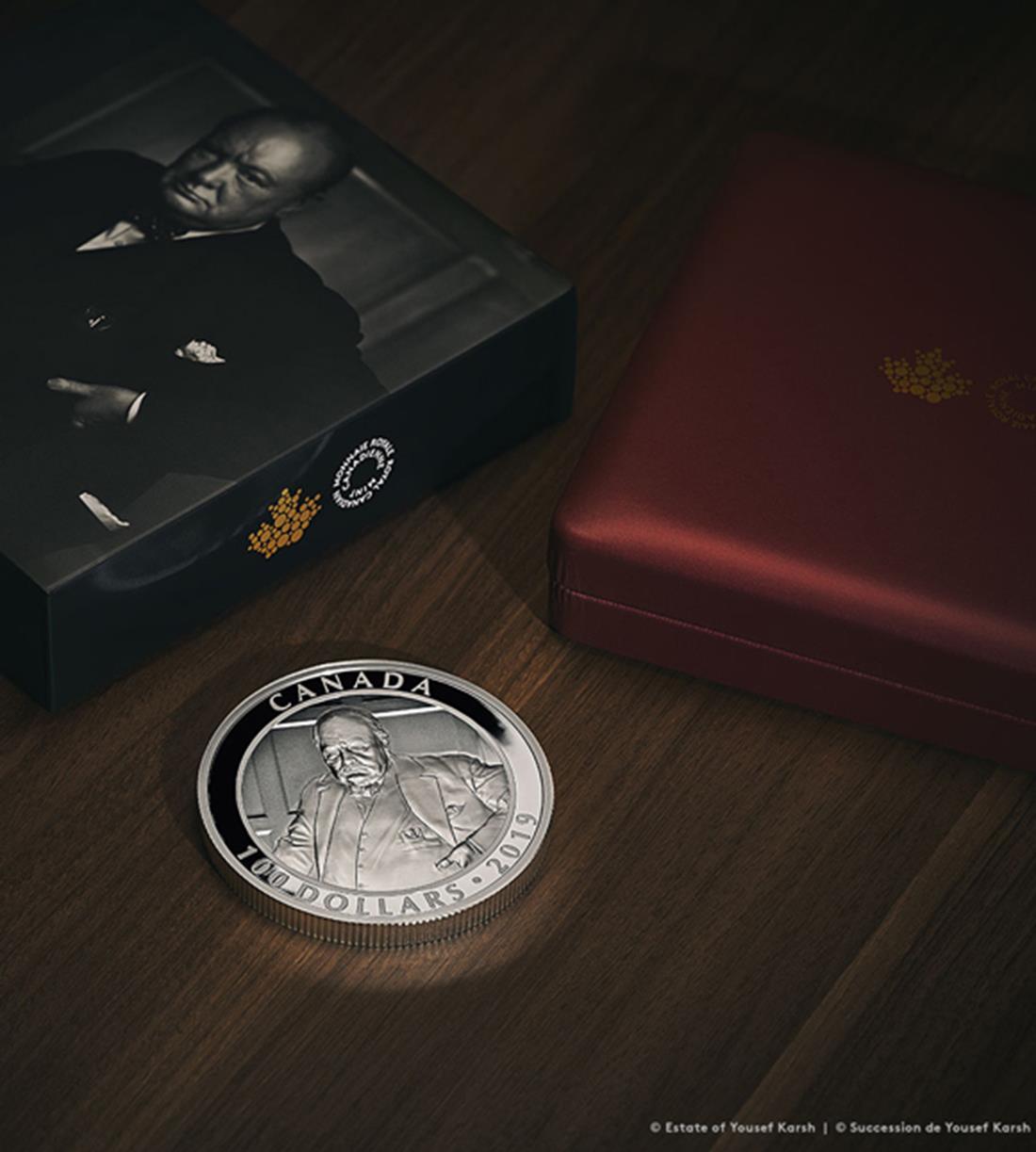 The Royal Canadian Mint captures Winston Churchill by Yousuf Karsh ...
