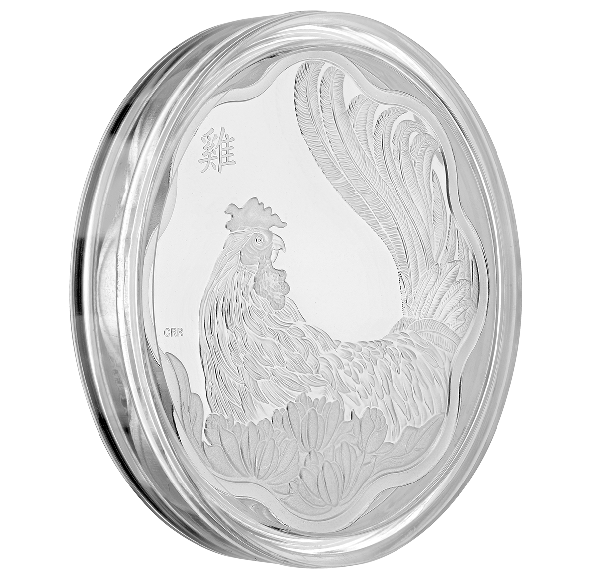 Pure Silver Lunar Lotus Coin -Year of the Rooster (2017) | The Royal ...