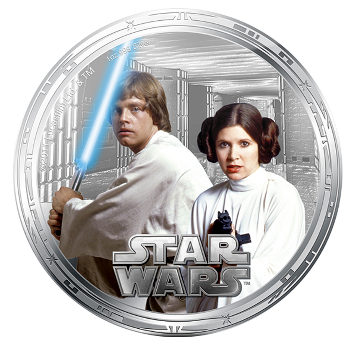 Millennium Falcon Fine Silver Coin Set from the New Zealand Mint | The ...