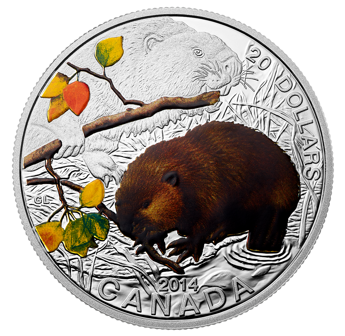 1 oz. Fine Silver Coin - Baby Beaver - Mintage: 7,500 (2014) | The ...