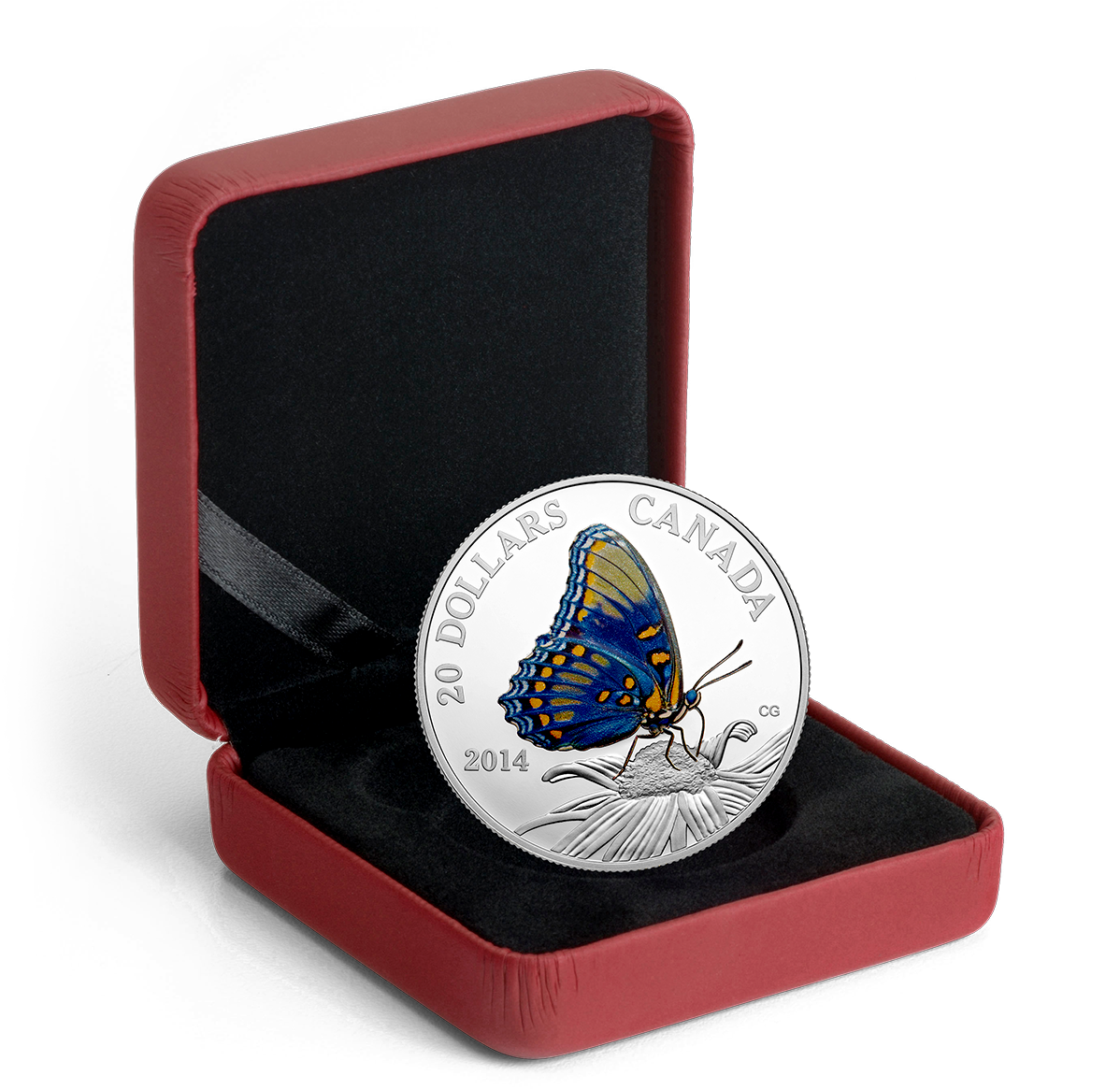 Fine Silver Coin - Butterflies of Canada: Red-Spotted Purple - Mintage ...