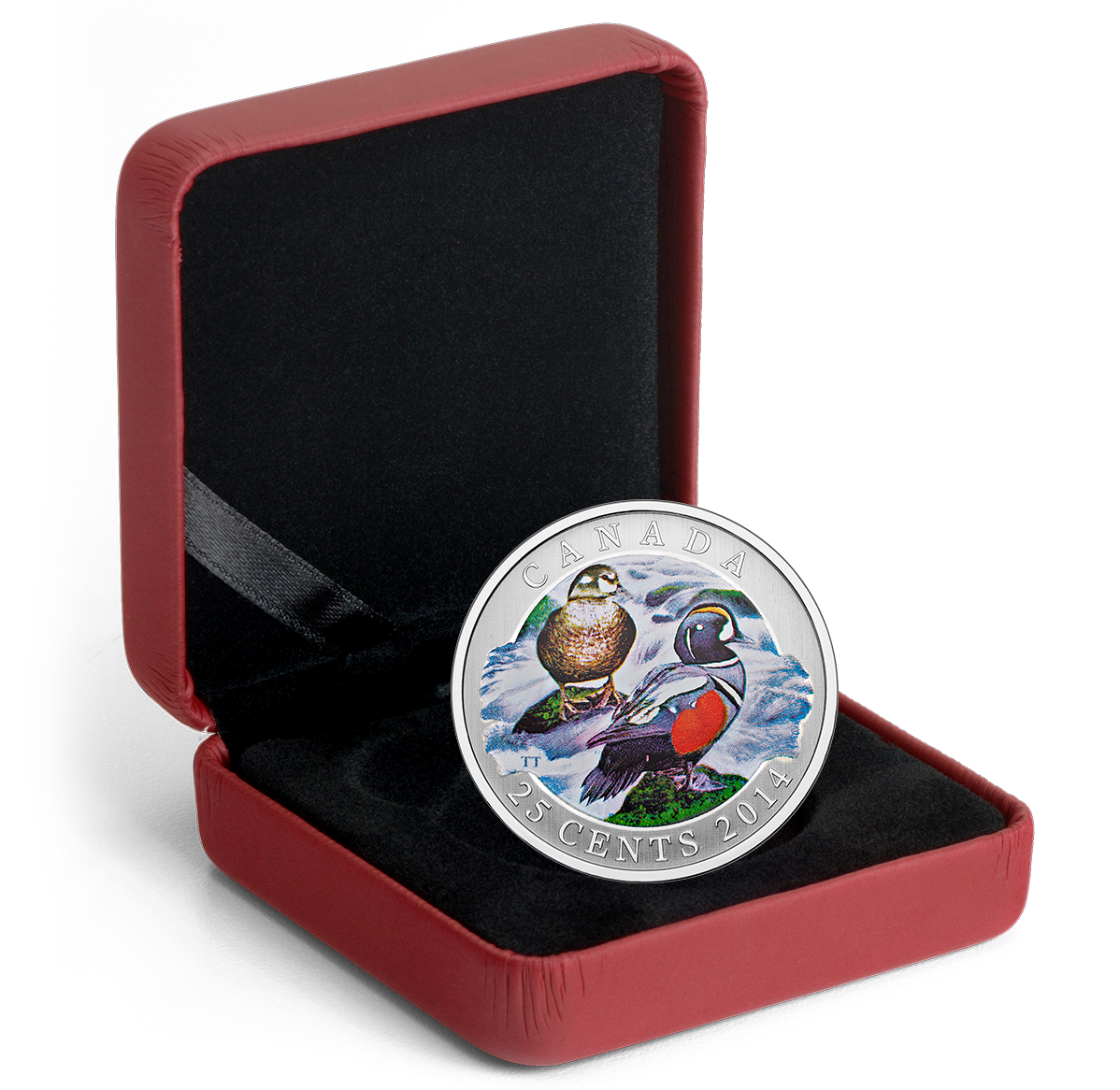 Harlequin Duck - Coloured Coin (2014) | The Royal Canadian Mint
