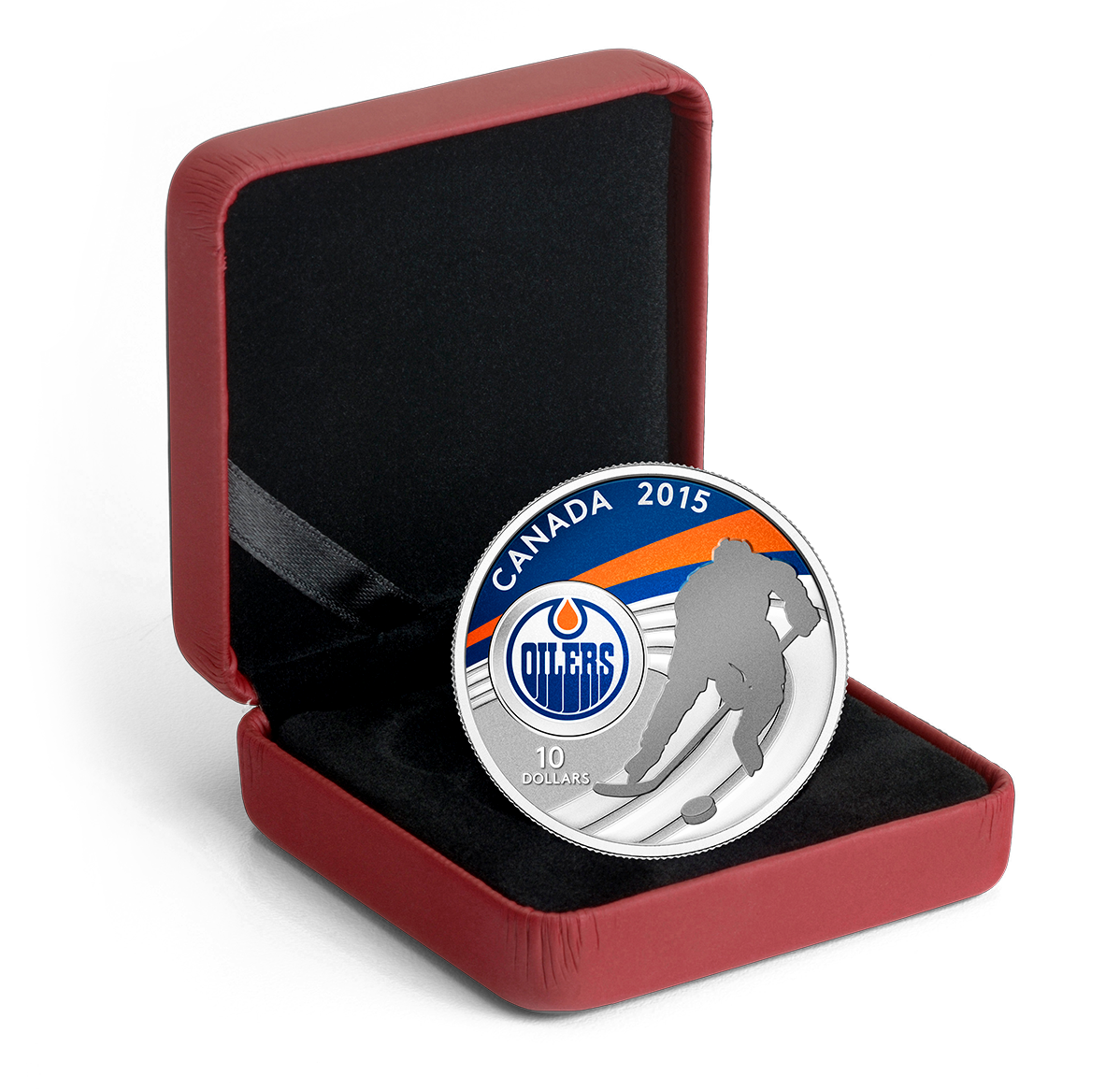 1/2 oz. Fine Silver Coin - Edmonton Oilers® - Mintage: 5,000 (2015 ...