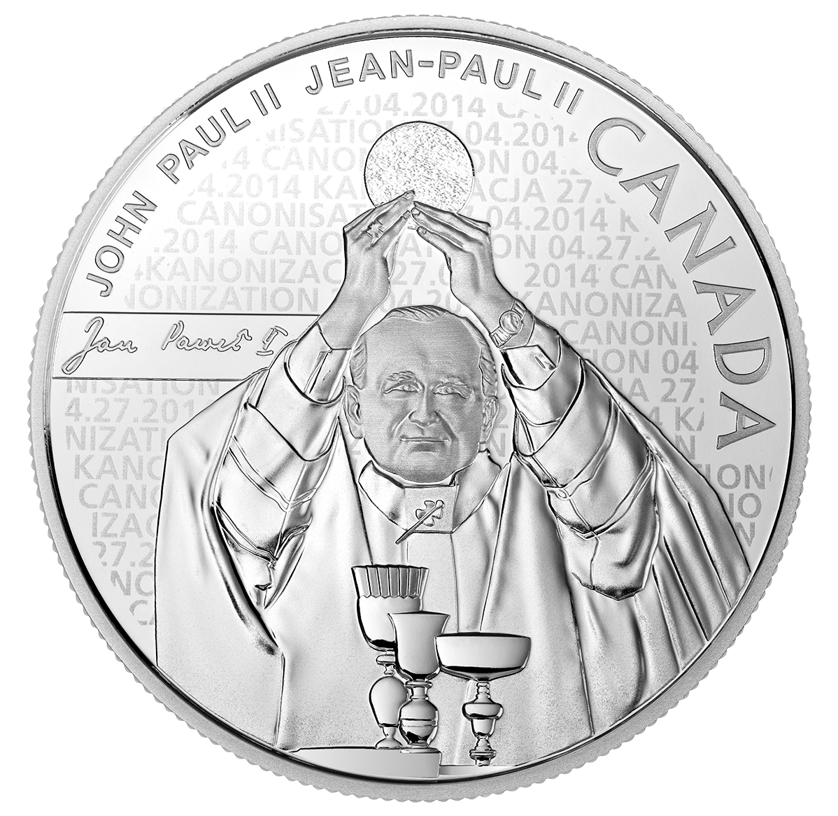 Fine Silver Coin - Pope John Paul II - Mintage: 8,500 (2014) | The ...