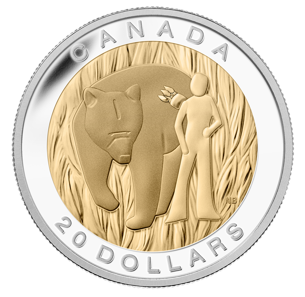 Fine Silver Coin - The Seven Sacred Teachings: Courage - Mintage: 7,000 ...