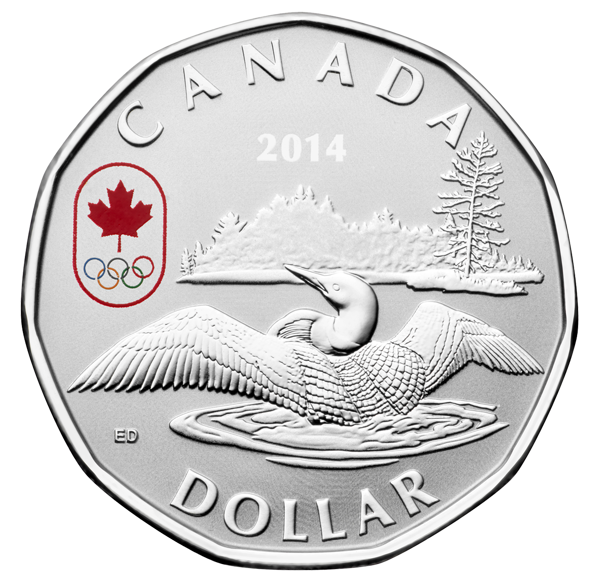 Fine Silver Coin - Lucky Loonie (2014) | The Royal Canadian Mint