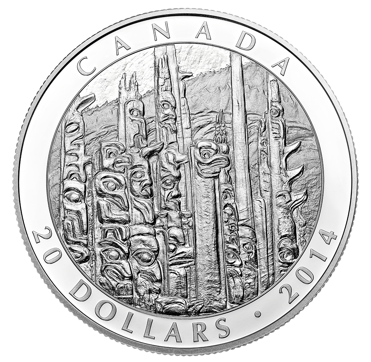 1 oz. Fine Silver Coin - Emily Carr: Totem Forest - Mintage: 6,000 ...