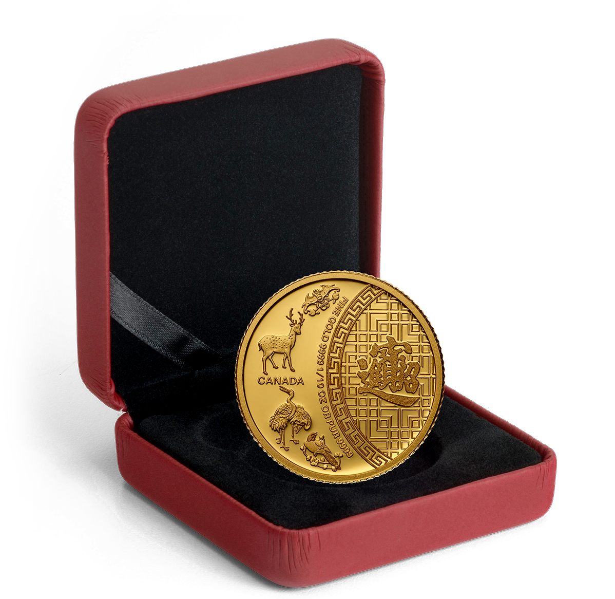 1/10 oz. Pure Gold Coin - Five Blessings - Mintage: 2,000 (2014) | The ...