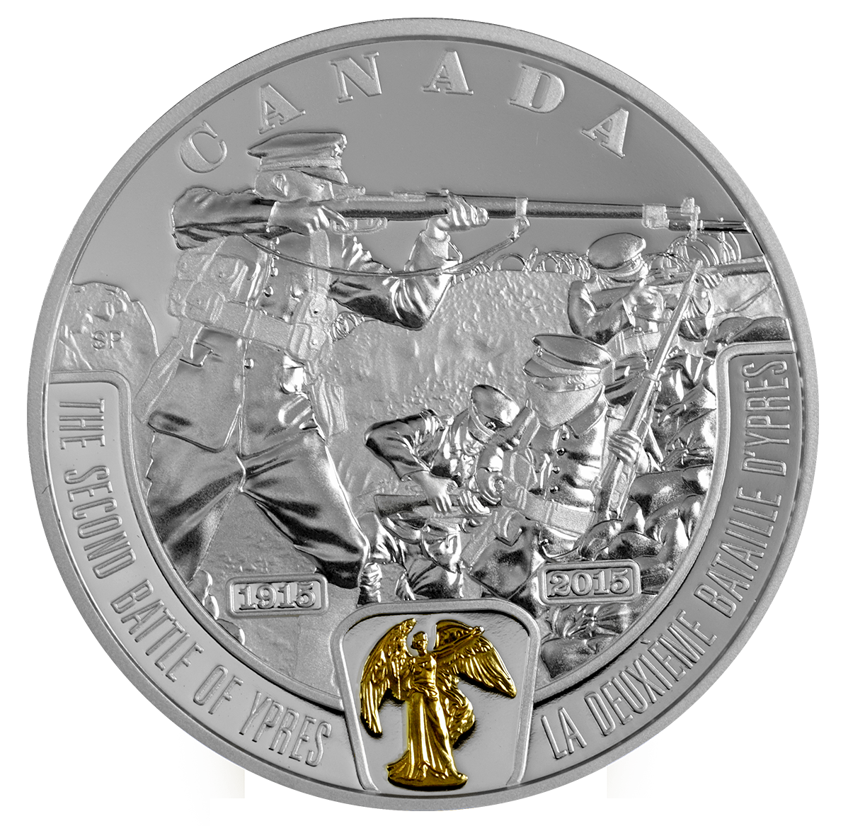 First World War Battlefront: The Second Battle of Ypres - 1 oz. Fine ...