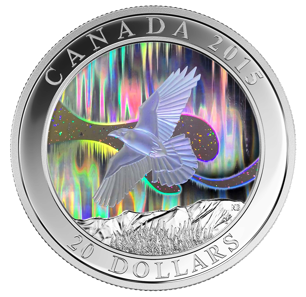 1 oz. Fine Silver Hologram Coin - A Story of the Northern Lights: The ...