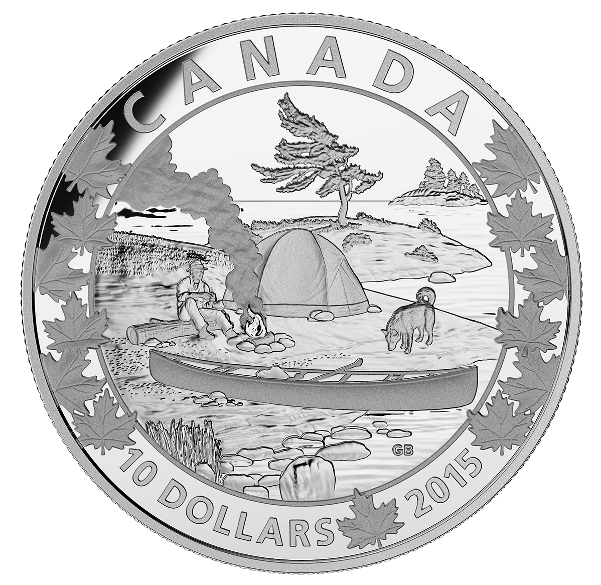 Canoe Across Canada - 1/2 oz. Fine Silver 6-Coin Subscription (2015 ...
