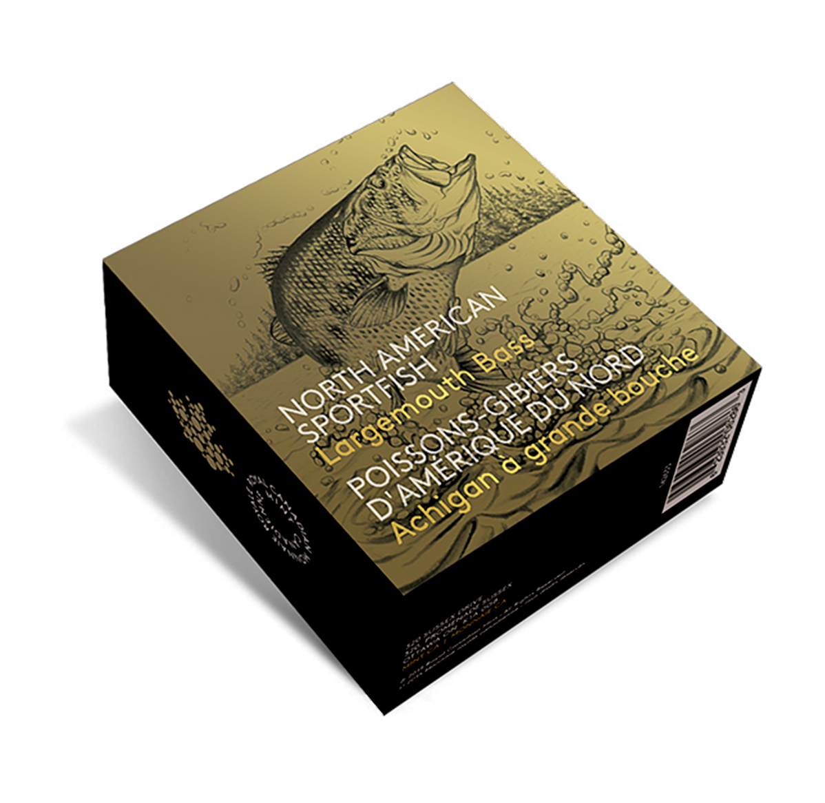 Largemouth Bass - 1 oz. Pure Gold Coin (2015) - Mintage: 300 | The ...