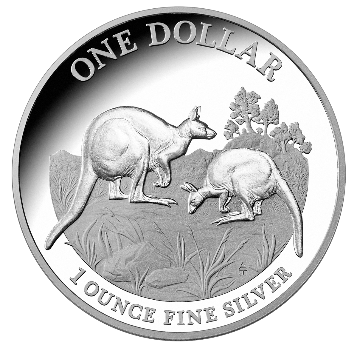 Silver Proof Kangaroo - Kangaroo series: Explorers' First Sighting ...