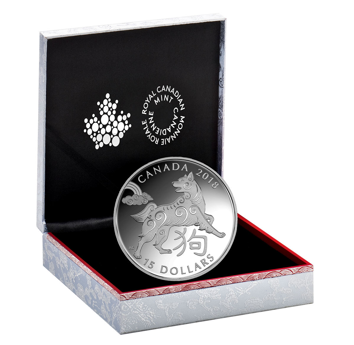 1 oz. Pure Silver Coin - Year of the Dog (2018) | The Royal Canadian Mint