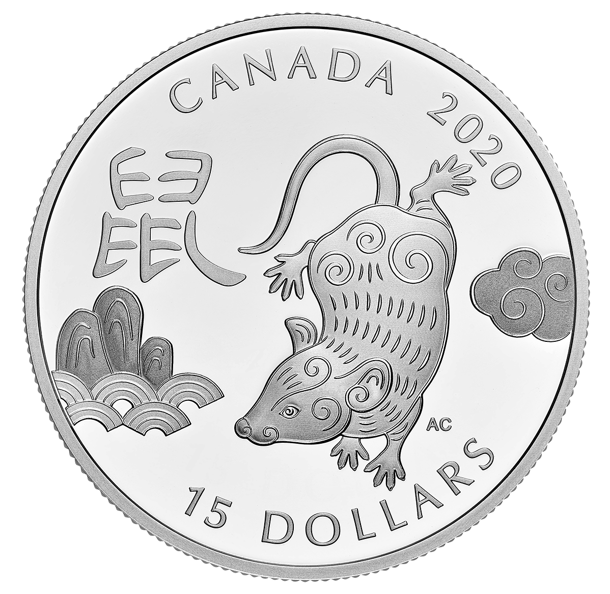 1 oz. Pure Silver Coin - Year of the Rat (2020) | The Royal Canadian Mint