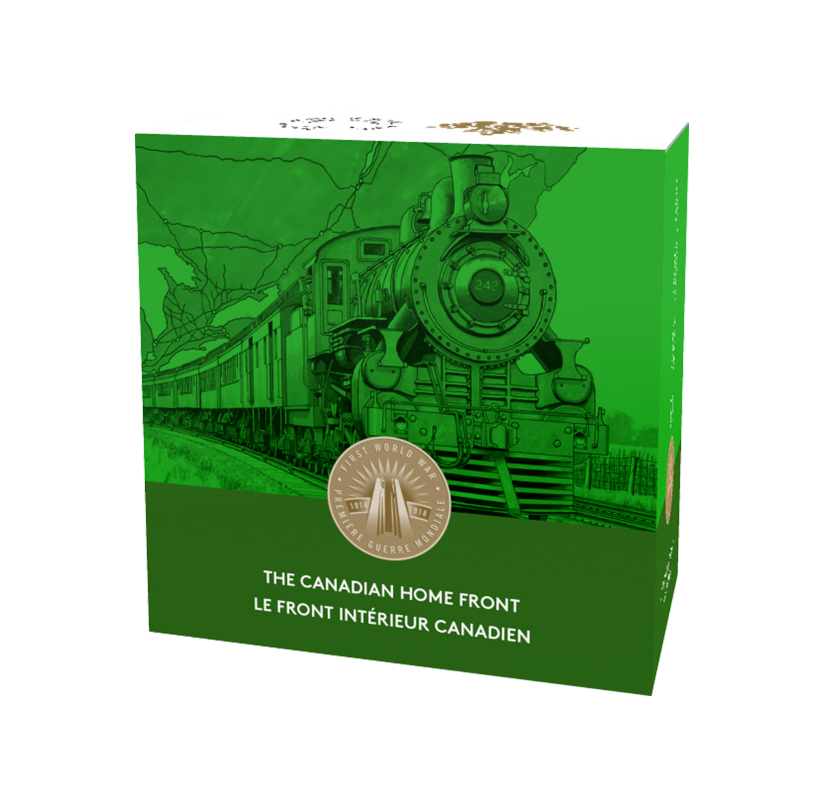 The Canadian Home Front: Transcontinental Railroad - 1 oz. Fine Silver ...