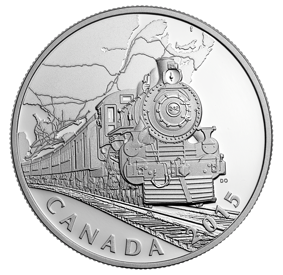 The Canadian Home Front: Transcontinental Railroad - 1 oz. Fine Silver ...