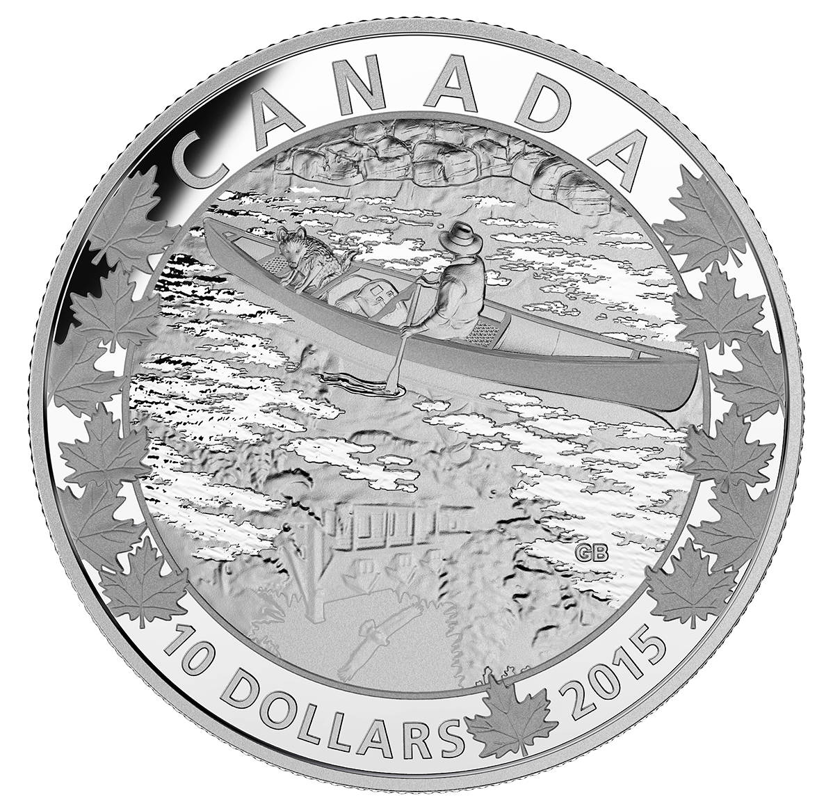 1/2 oz. Fine Silver Coin - Canoe Across Canada: Mirror, Mirror (2015 ...