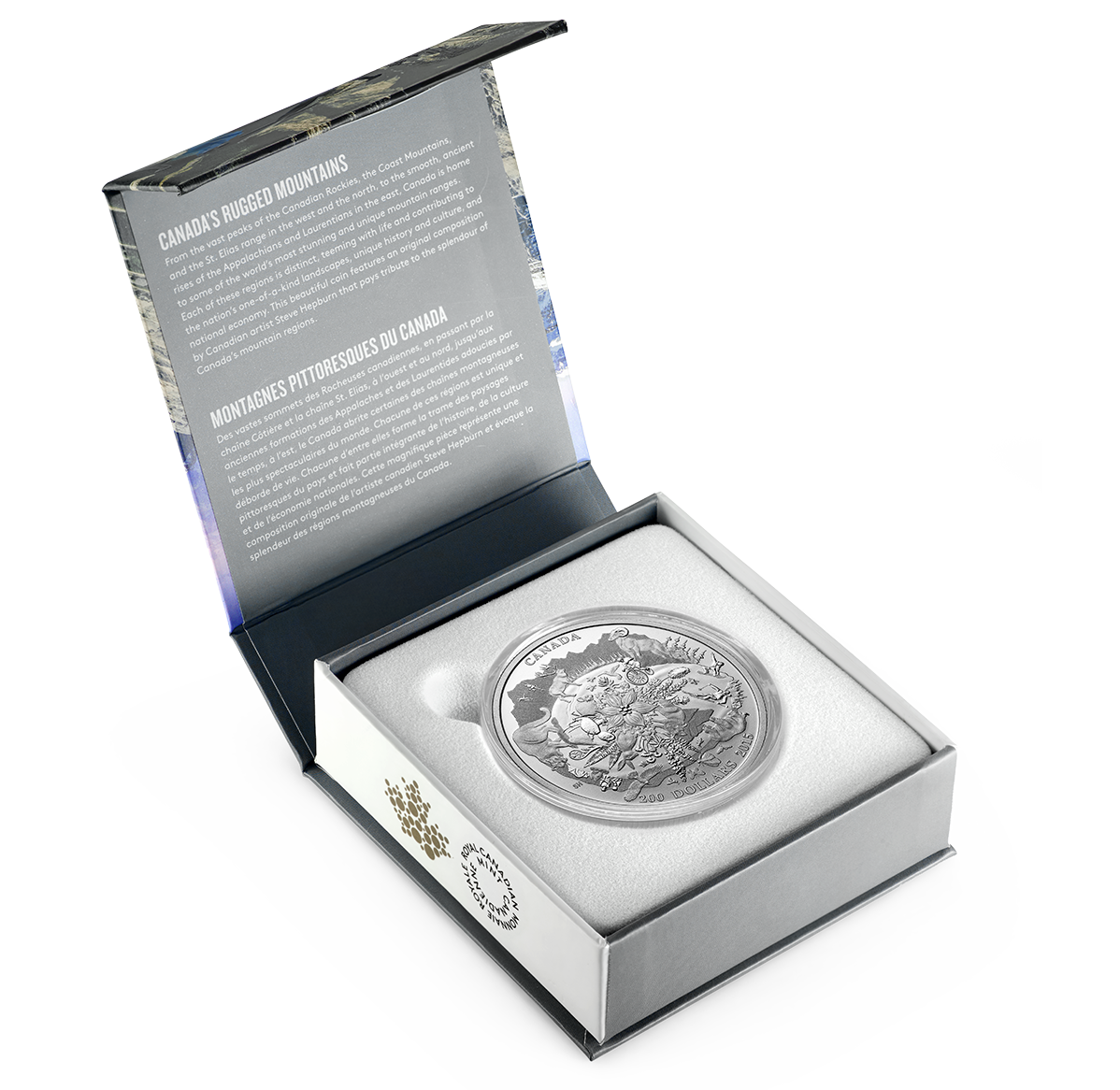 $200 for $200 Fine Silver Coin – Canada's Rugged Mountains (2015) | The ...