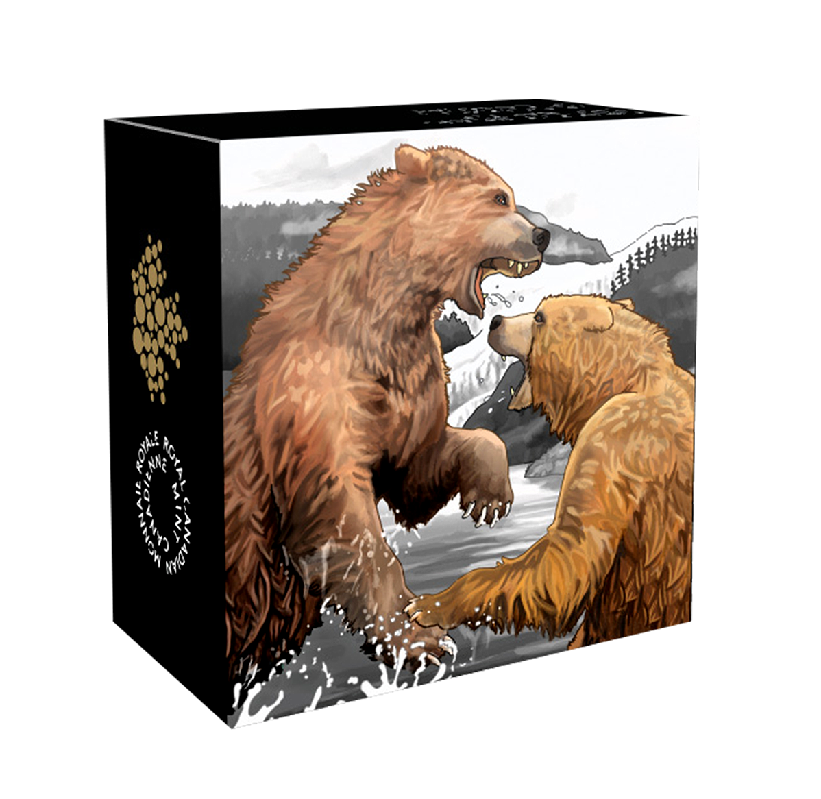 1 oz. Fine Silver Coin – Grizzly Bear: The Battle – Mintage: 6,500 ...