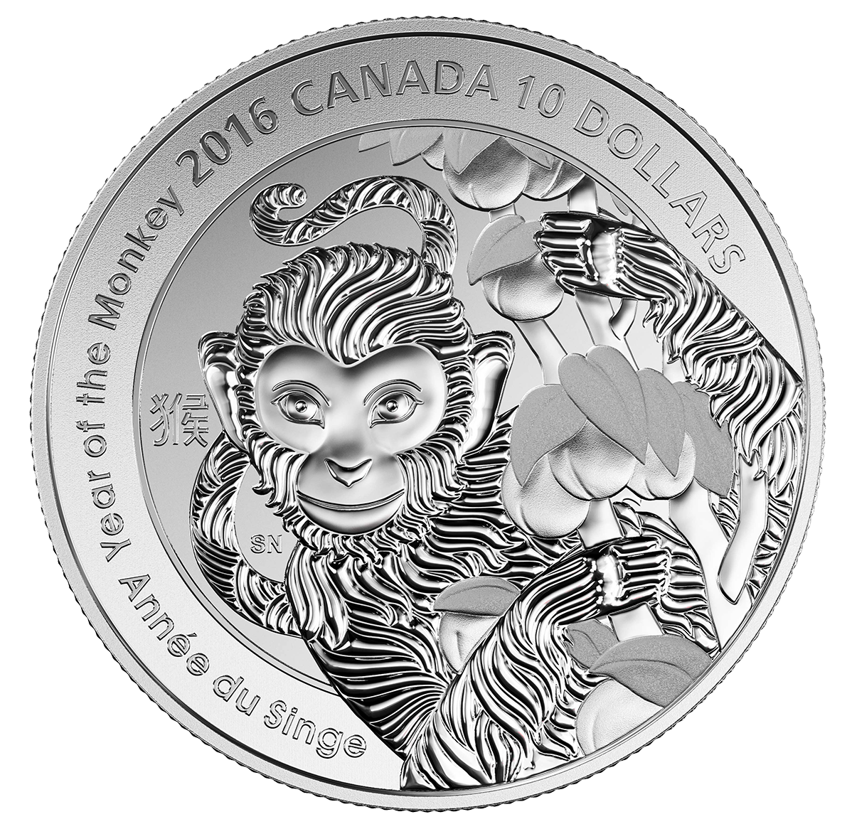 1/2 oz. Fine Silver Coin – Year of the Monkey (2016) | The Royal ...