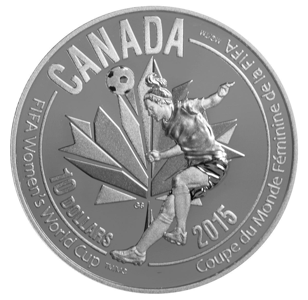 FIFA Women's World Cup (TM/MC) - 1/2 oz. Fine Silver 6-Coin ...