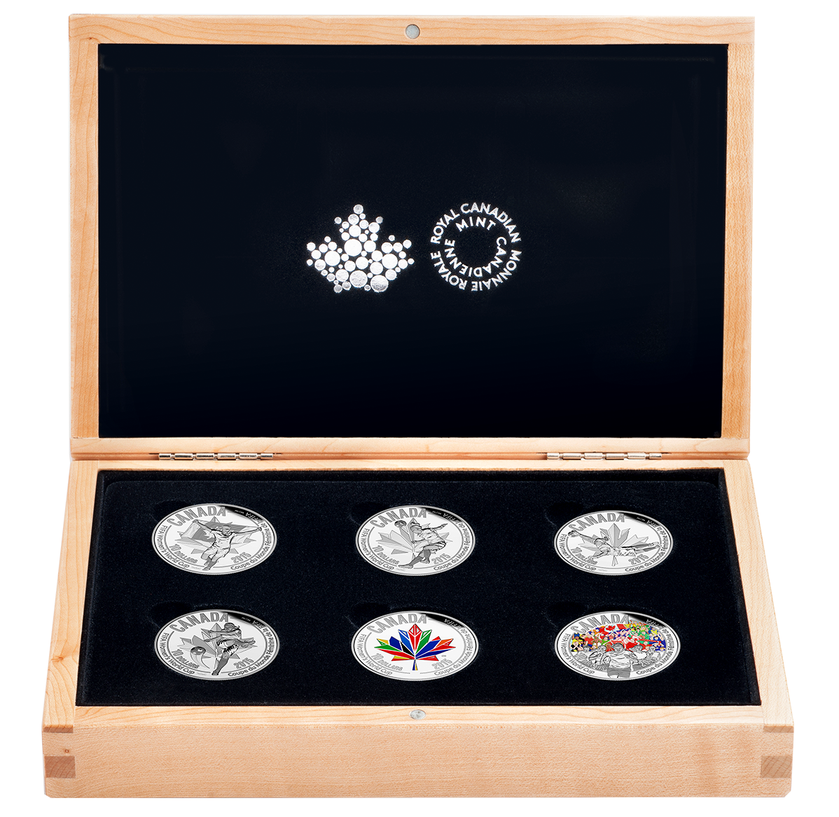 FIFA Women's World Cup (TM/MC) - 1/2 oz. Fine Silver 6-Coin ...