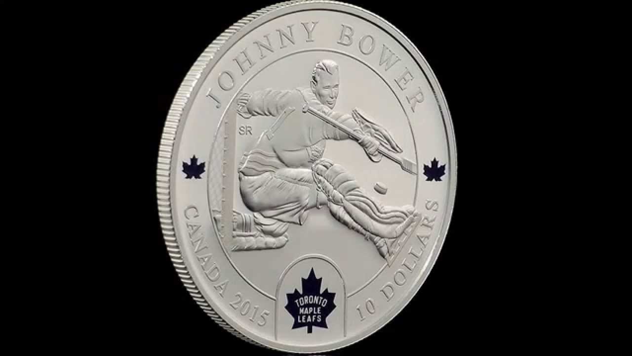 1/2 oz. Fine Silver Coin – National Hockey League ® Goalies: Johnny ...