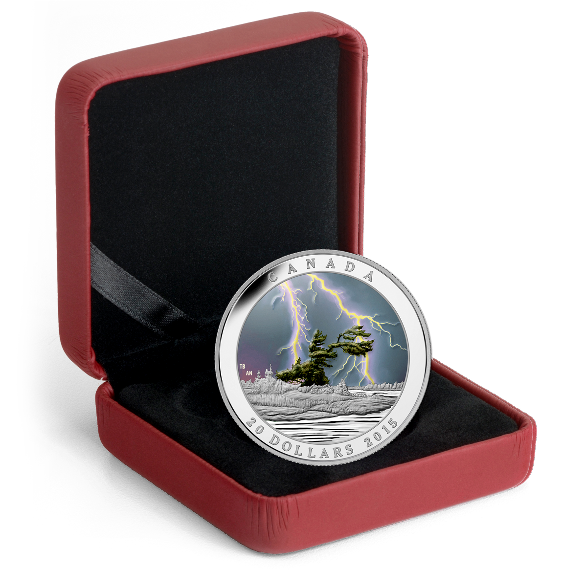 Weather Phenomenon: Summer Storm – 1 oz. Fine Silver Glow-in-Black ...