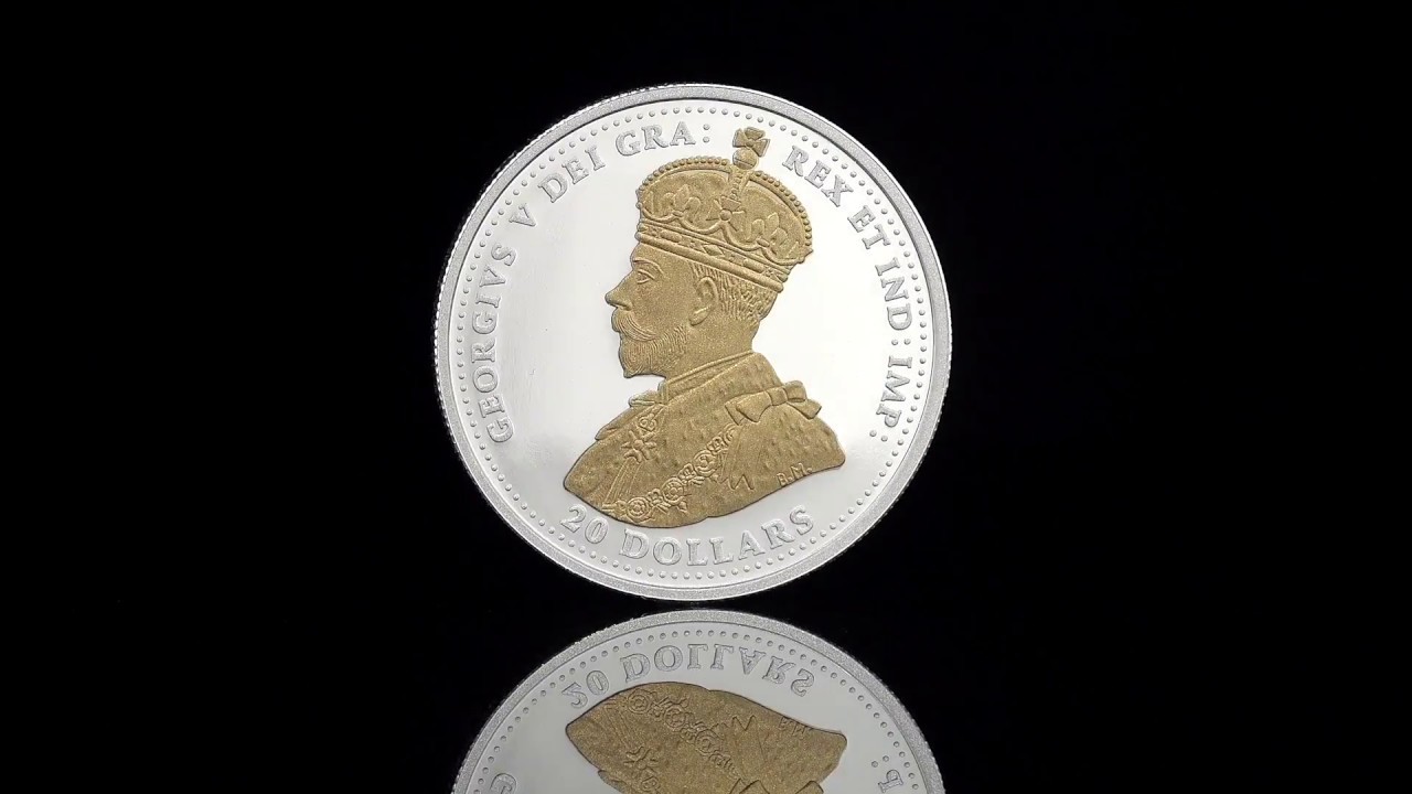 Canada’s Hundred Days - 1 oz. Pure Silver Selectively Gold-Plated Coin ...