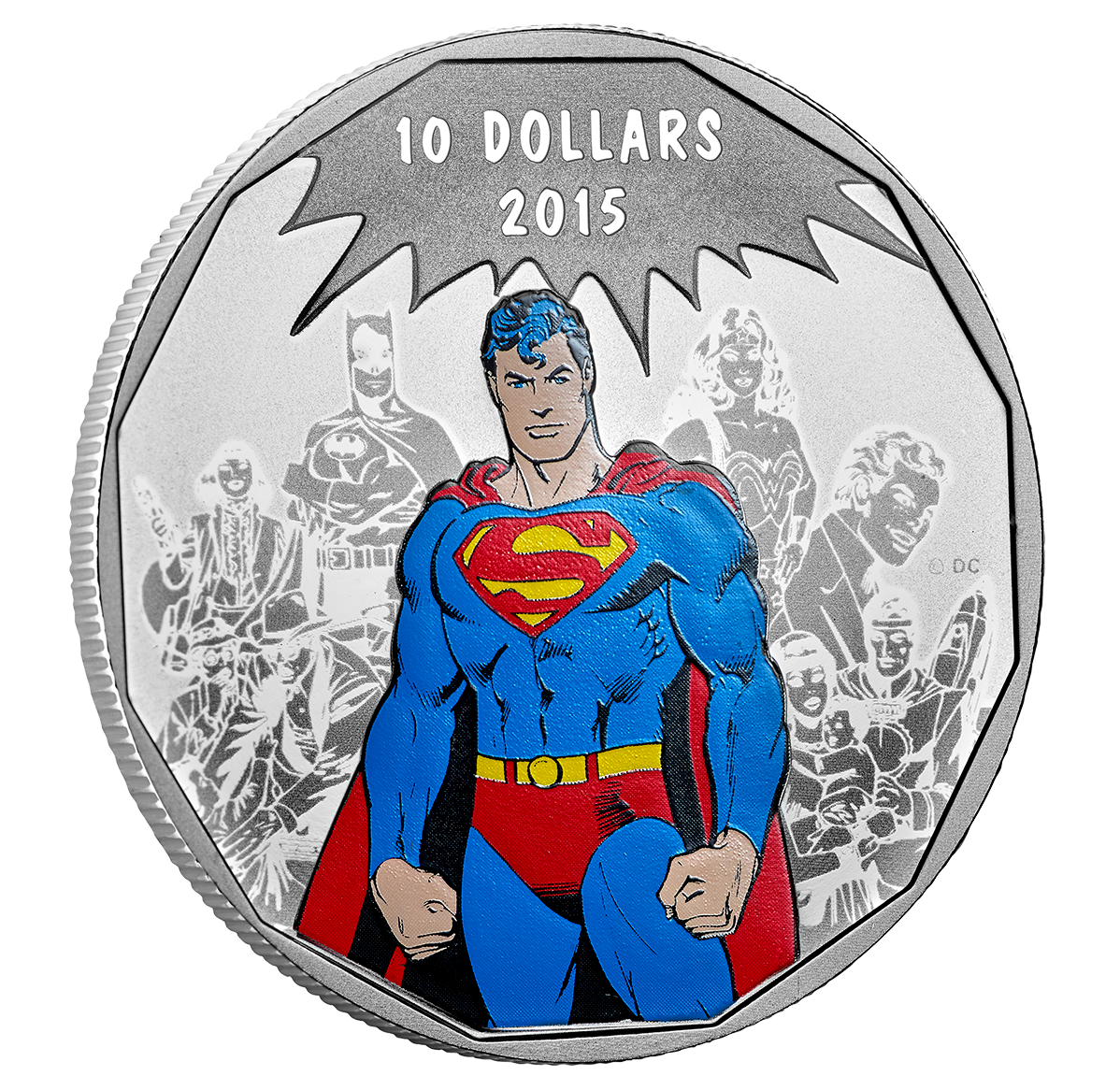 DC Comics™ Originals: Legacy - 1/2 oz. Fine Silver Coloured Coin (2015 ...