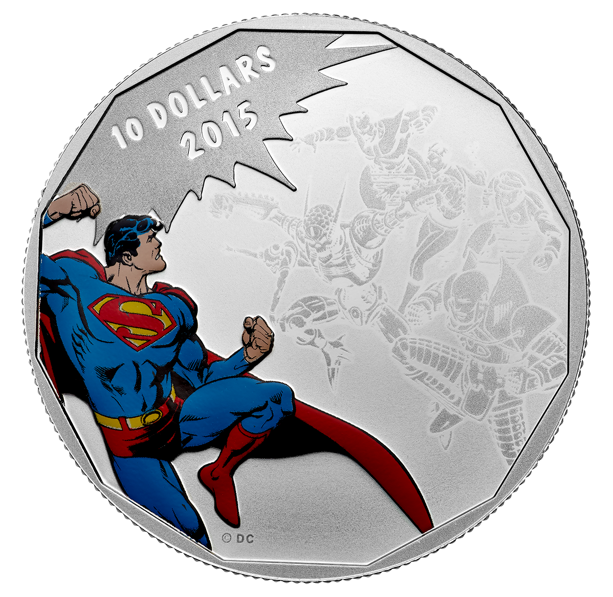 DC Comics™ Originals: Gauntlet - 1/2 oz. Fine Silver Coloured Coin ...