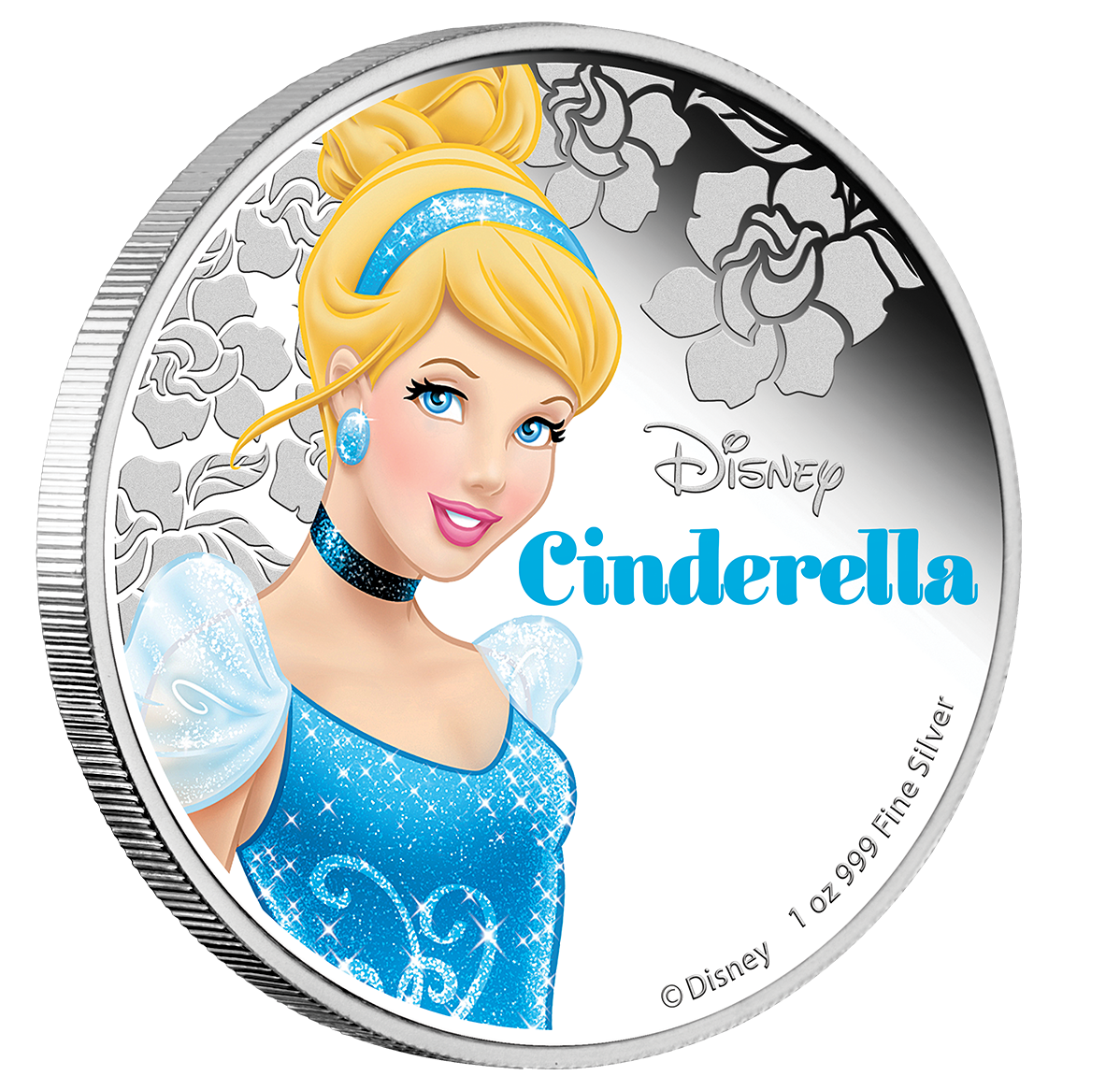 Disney Princess - Cinderella - 1 oz. Fine Silver Coin (2015) | The ...