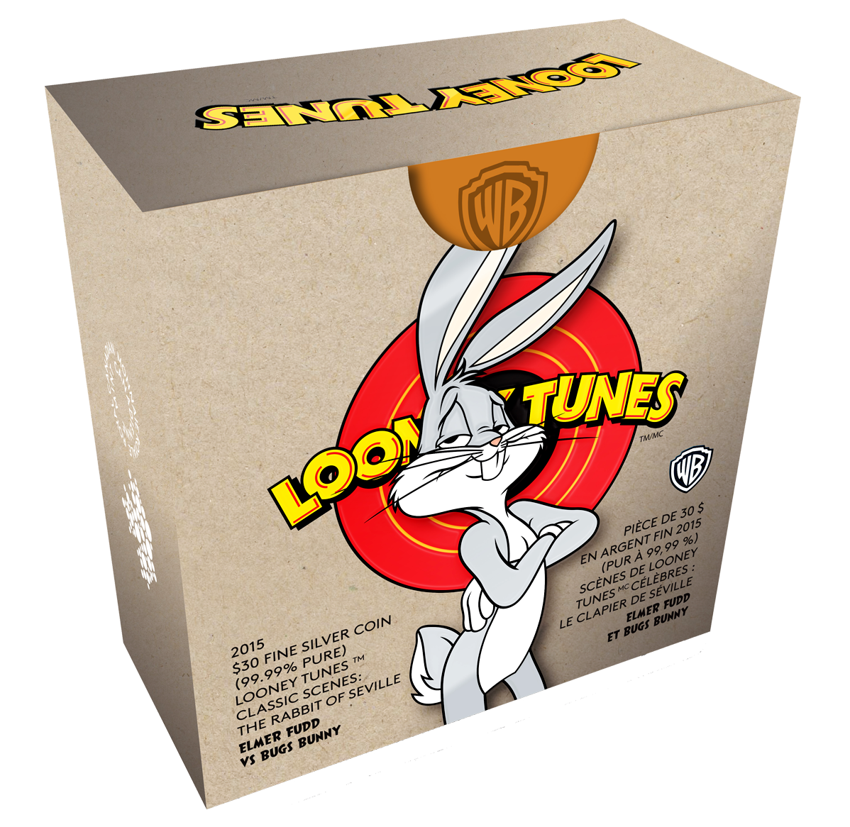 Looney Tunes(TM) Classic Scenes - 2 oz. Fine Silver Coloured 3-Coin ...