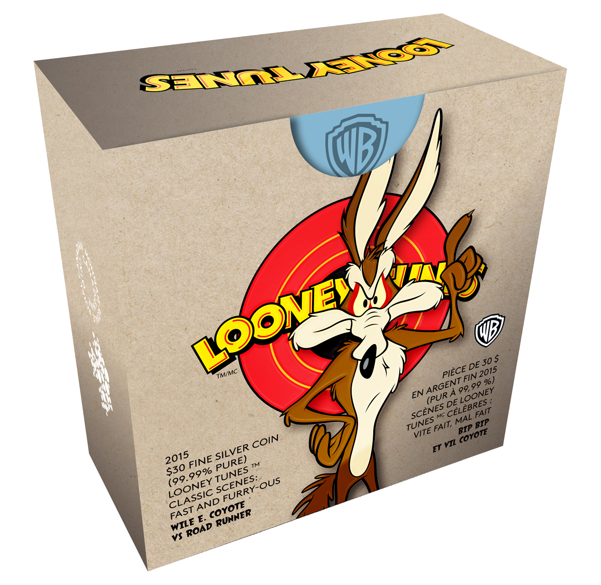 Looney Tunes(TM) Classic Scenes - 2 oz. Fine Silver Coloured 3-Coin ...