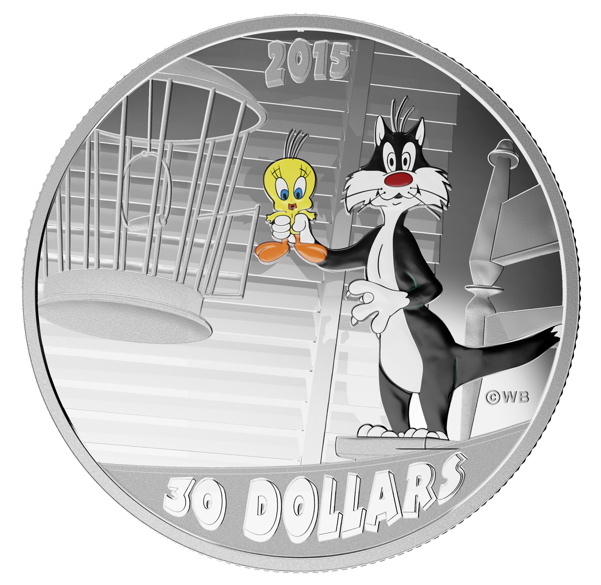 Looney Tunes(TM) Classic Scenes - 2 oz. Fine Silver Coloured 3-Coin ...