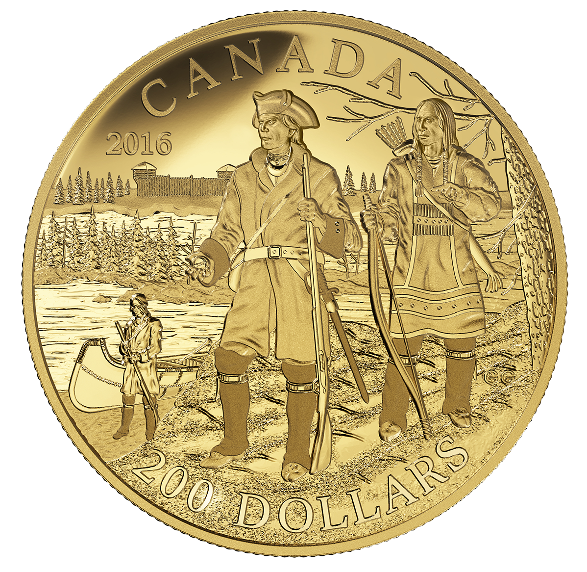 Pure Gold Coin - Great Canadian Explorers Series: Pierre Gaultier de La ...
