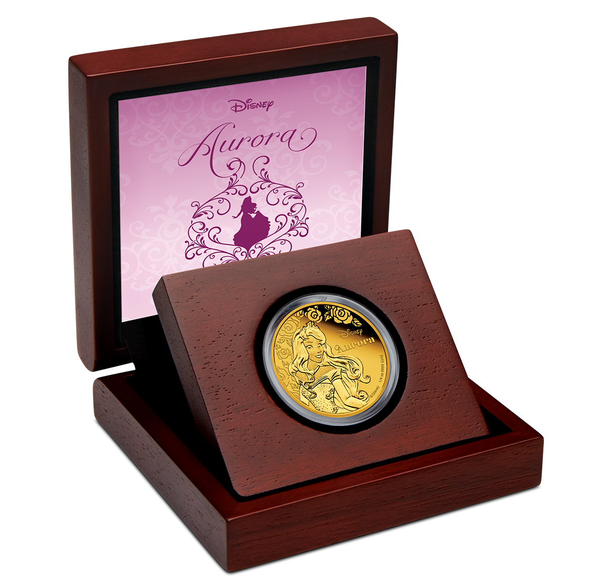 Disney Princess - Aurora - 1/4 oz. Pure Gold Coin (2015) | The Royal ...