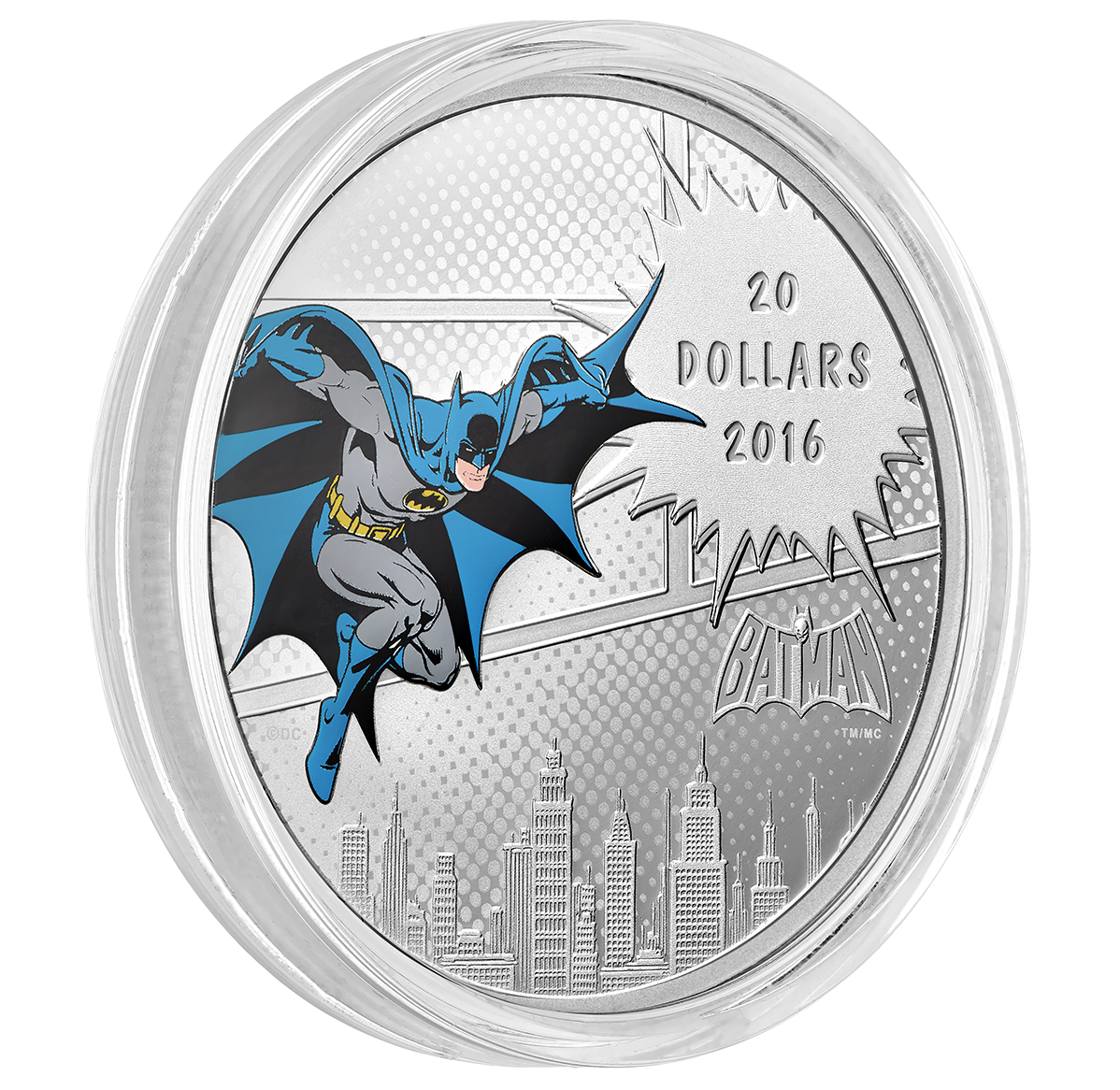 DC Comics(TM) Originals - 1 oz. Pure Silver Coloured 3-Coin ...