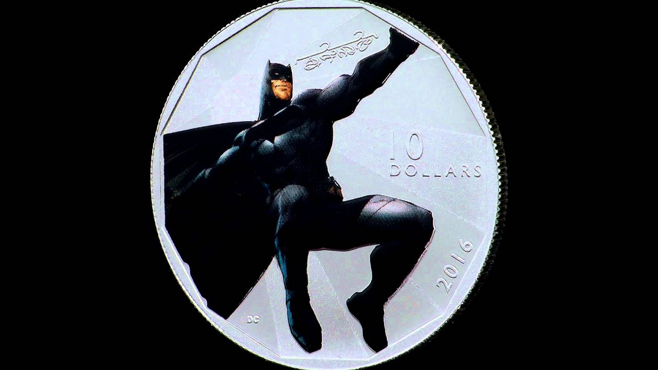 Batman v Superman: Dawn of Justice™: BATMAN™ - 1/2 oz. Pure Silver Coin ...