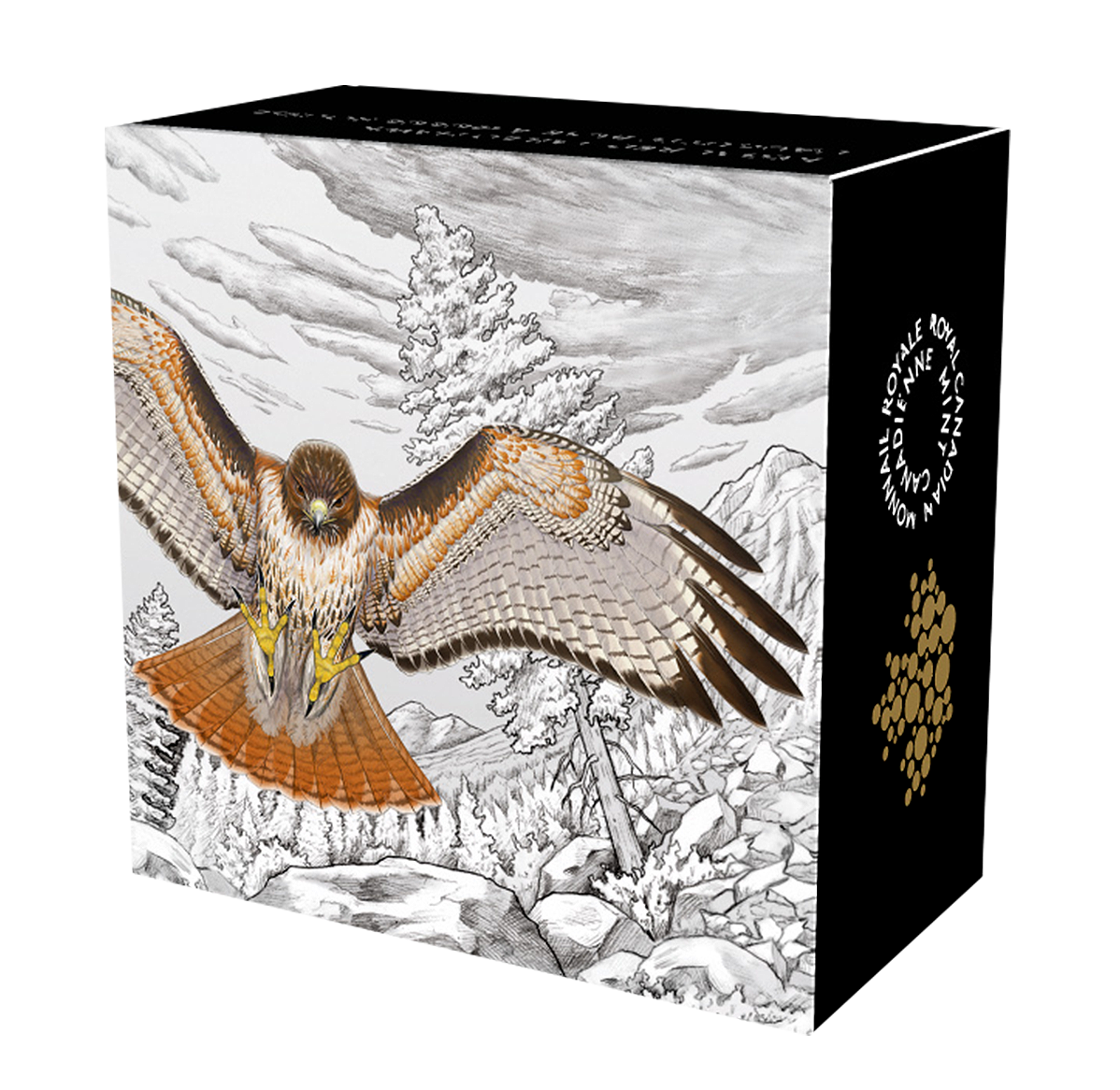 1 oz. Fine Silver Coin - Majestic Animals: Regal Red-Tailed Hawk ...