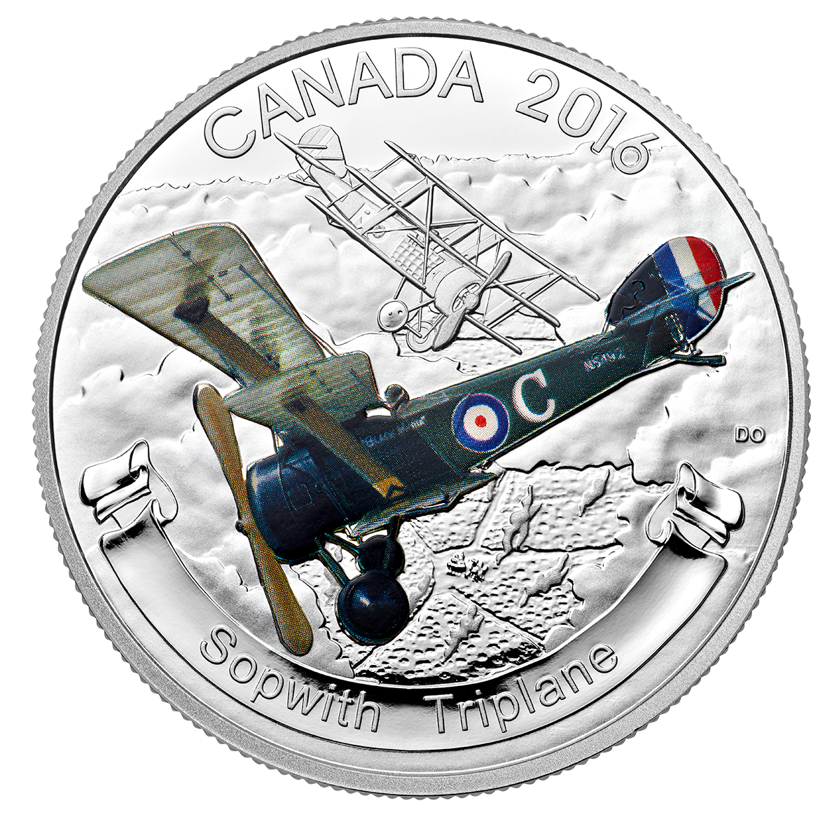 1 oz. Pure Silver Coloured Coin - Aircraft of First World War: Sopwith ...