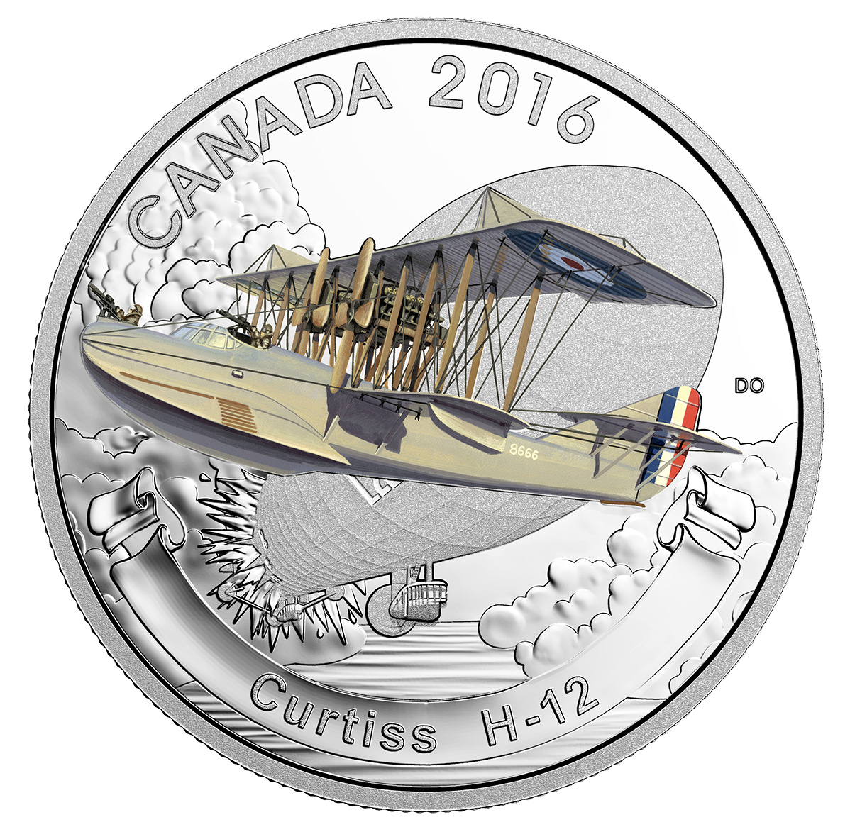 1 oz. Pure Silver Coloured Coin - Aircraft of First World War: Curtiss ...