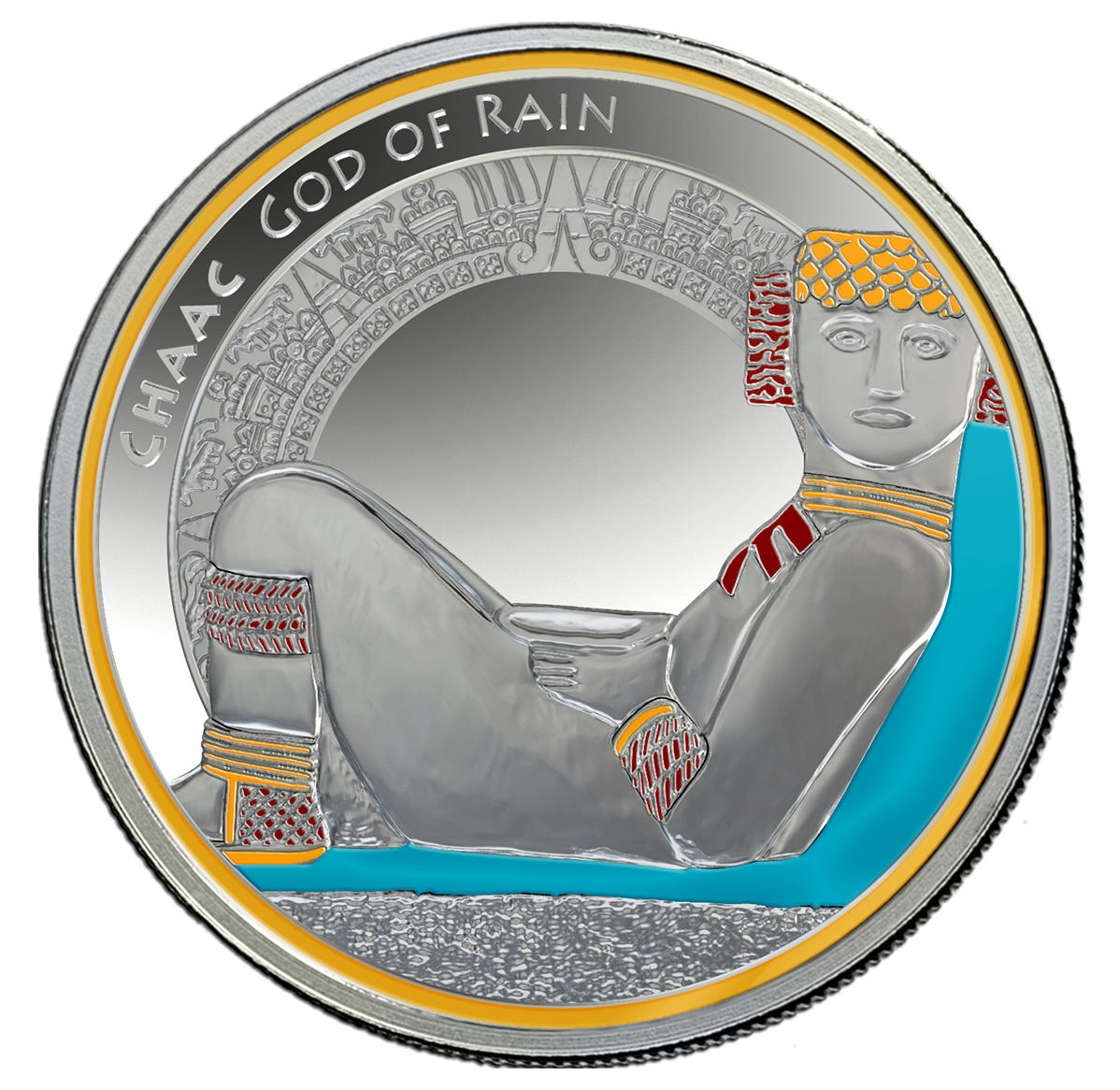 Mythologies of the World: Gods of Maya - Fine Silver Coloured 5-Coin ...