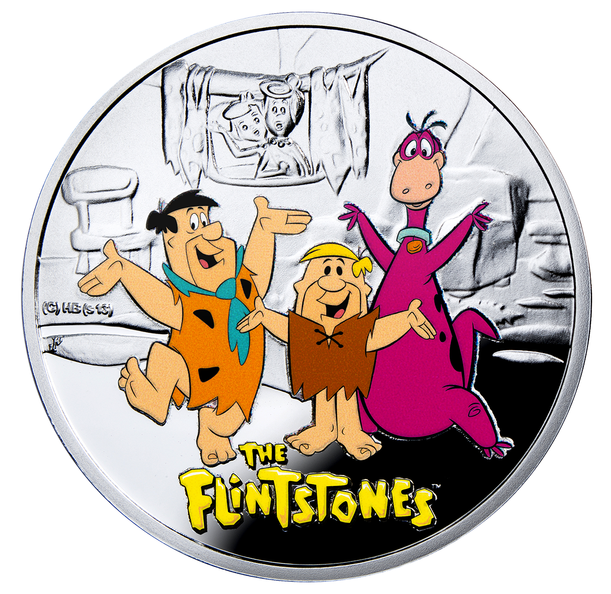 Sterling Silver Coin – Cartoon Characters: The Flintstones (2014) | The ...