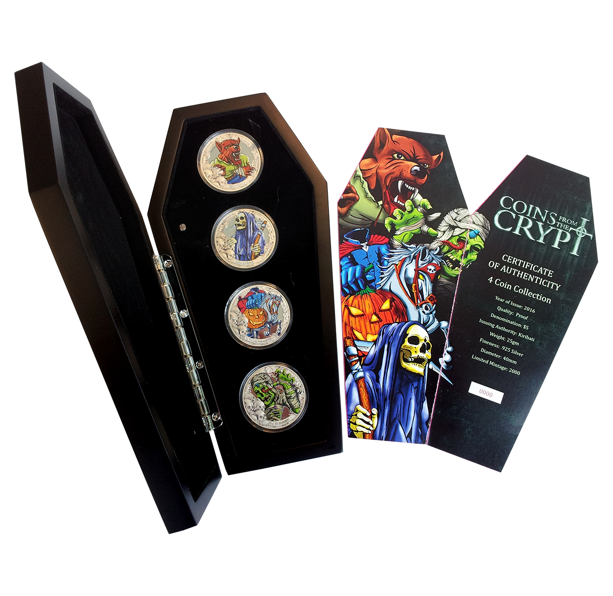 Sterling Silver 4-Coin Set – Coins from the Crypt (2016) | The Royal ...