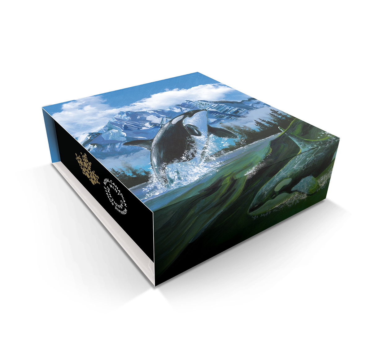 $100 for $100 Fine Silver Coin – Orca (2016) | The Royal Canadian Mint