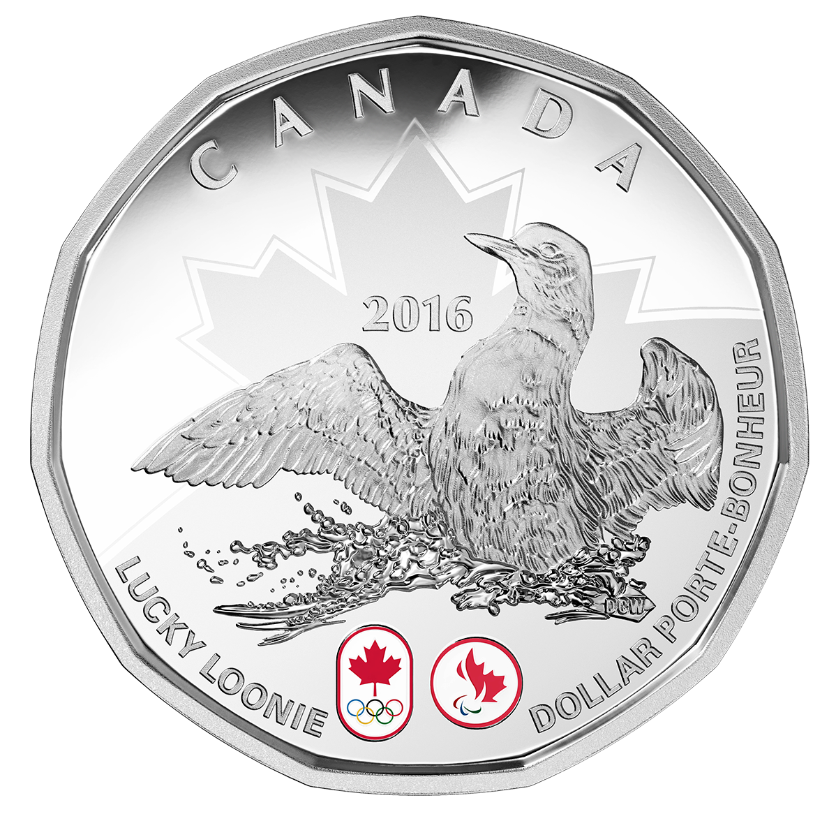 Pure Silver Coin - Lucky Loonie (2016) | The Royal Canadian Mint